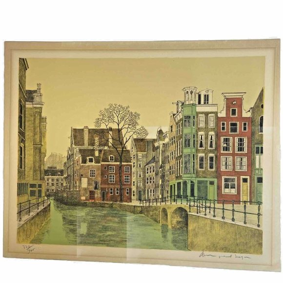 Art | Denis Paul Noyer French Artist Vintage Lithograph Signed Numbered ...